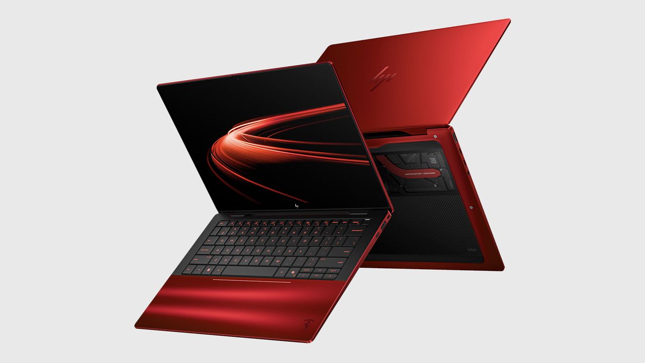 Does Ferrari's new laptop 'transcend PC design' or is it just red?