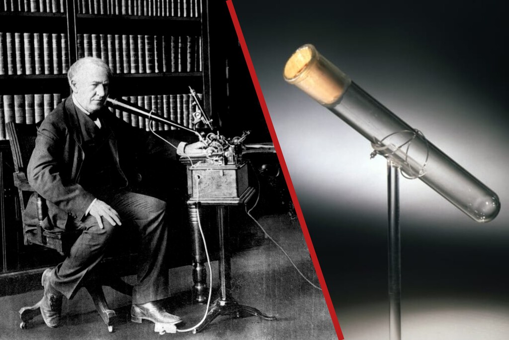 Henry Ford guardó el último aliento de Thomas Edison en un tubo de ...