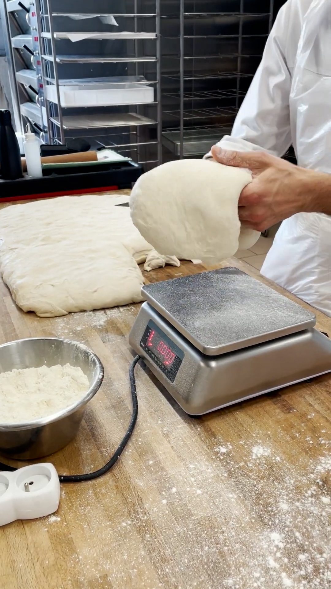 Learning professional bread techniques at École Ducasse