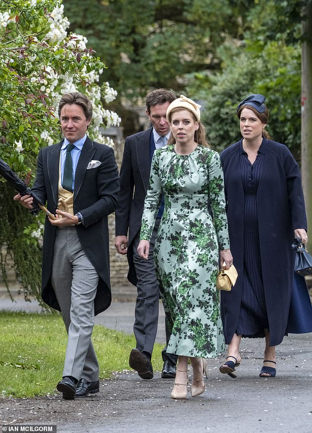 How Beatrice and Eugenie staged their entrance to cousin's wedding