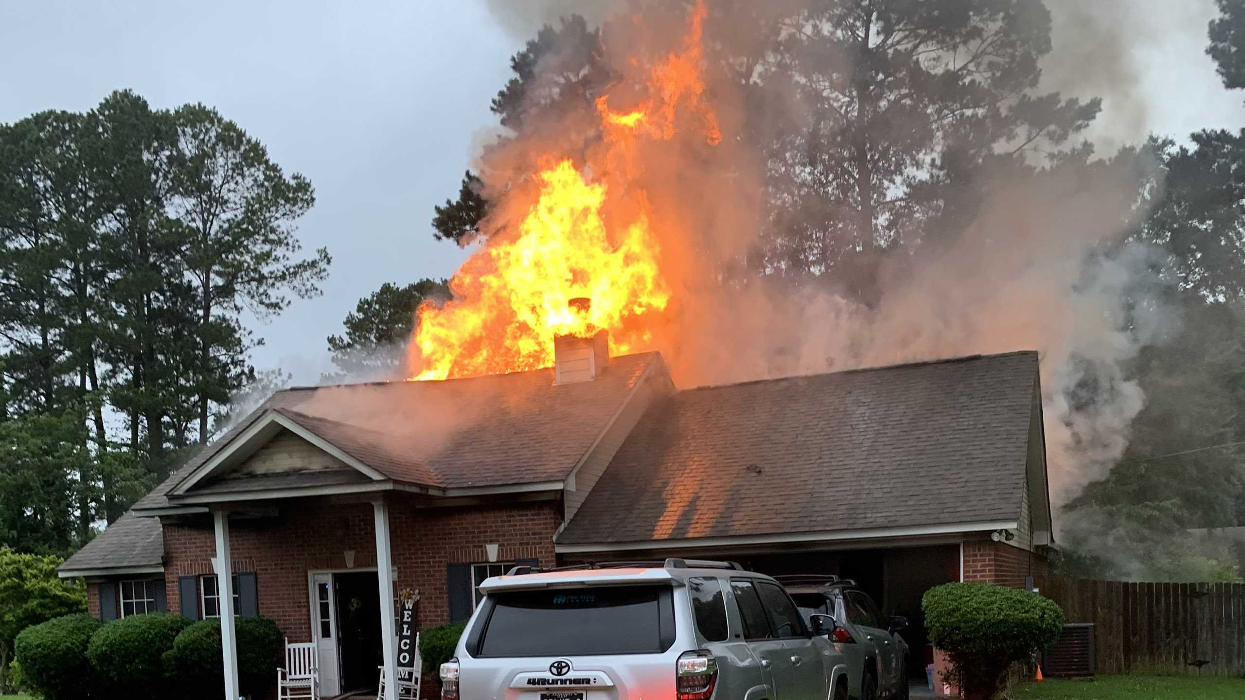 Florence home heavily damaged by morning fire