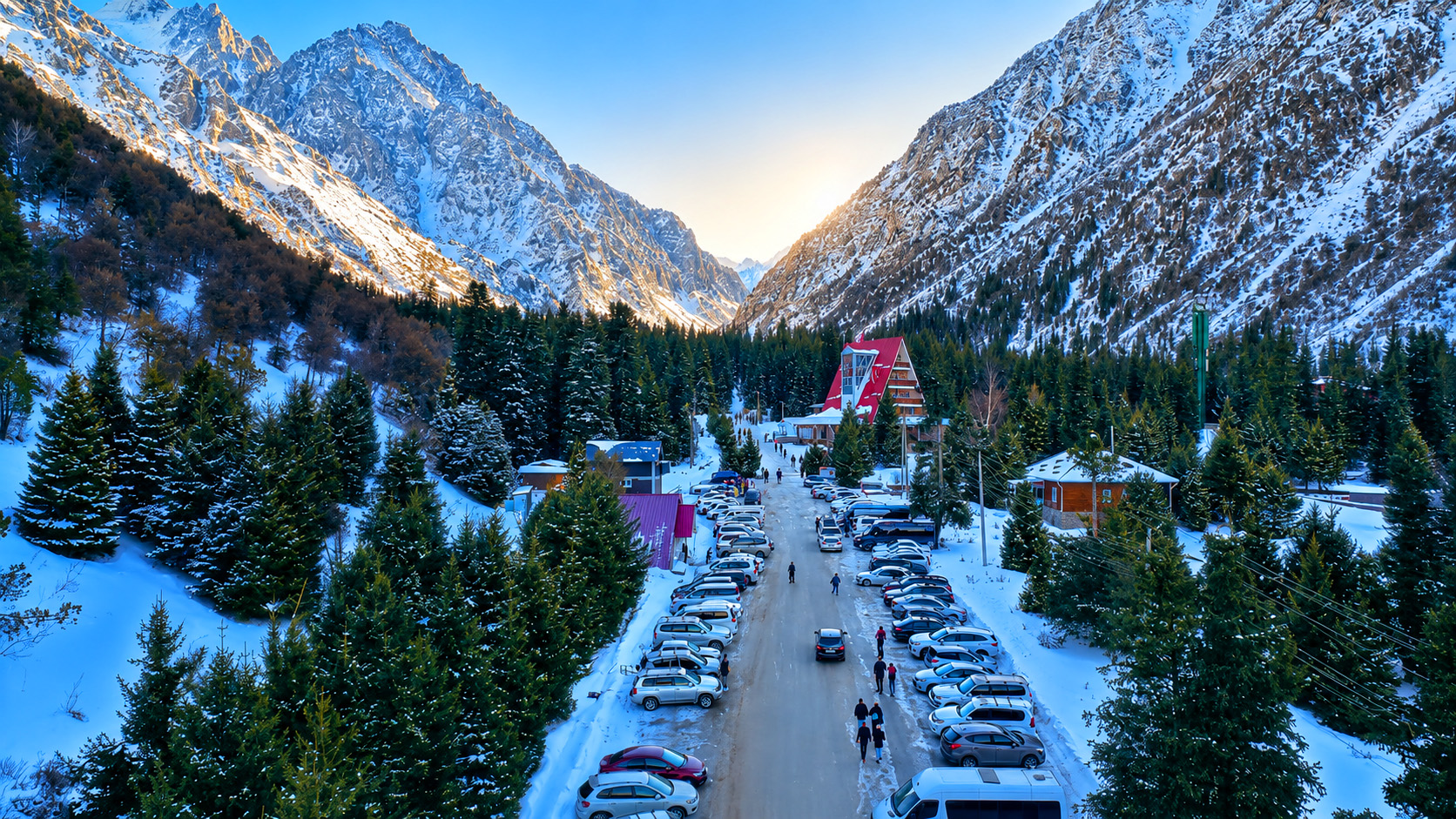 Kazakhstan’s cold winter desert hidden near Almaty
