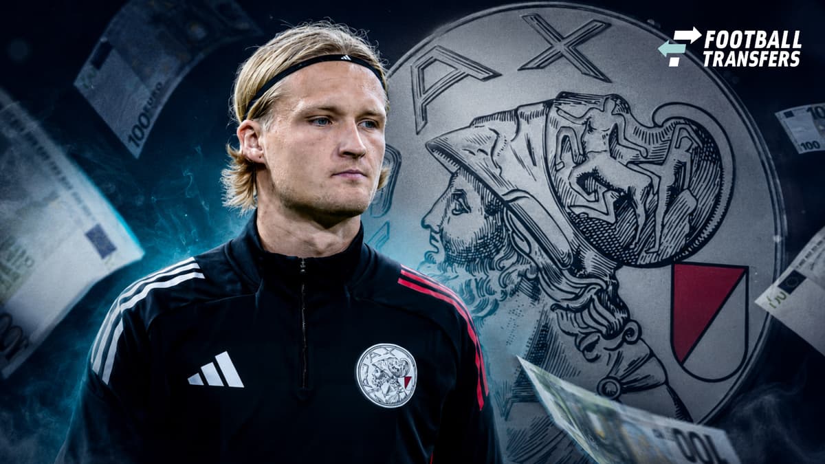 Kasper Dolberg bij Ajax richting de uitgang: FC Midtjylland toont interesse