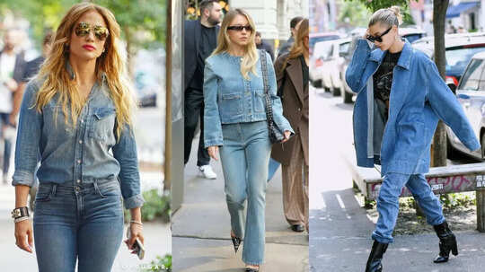 How to style denim on denim without looking overdone