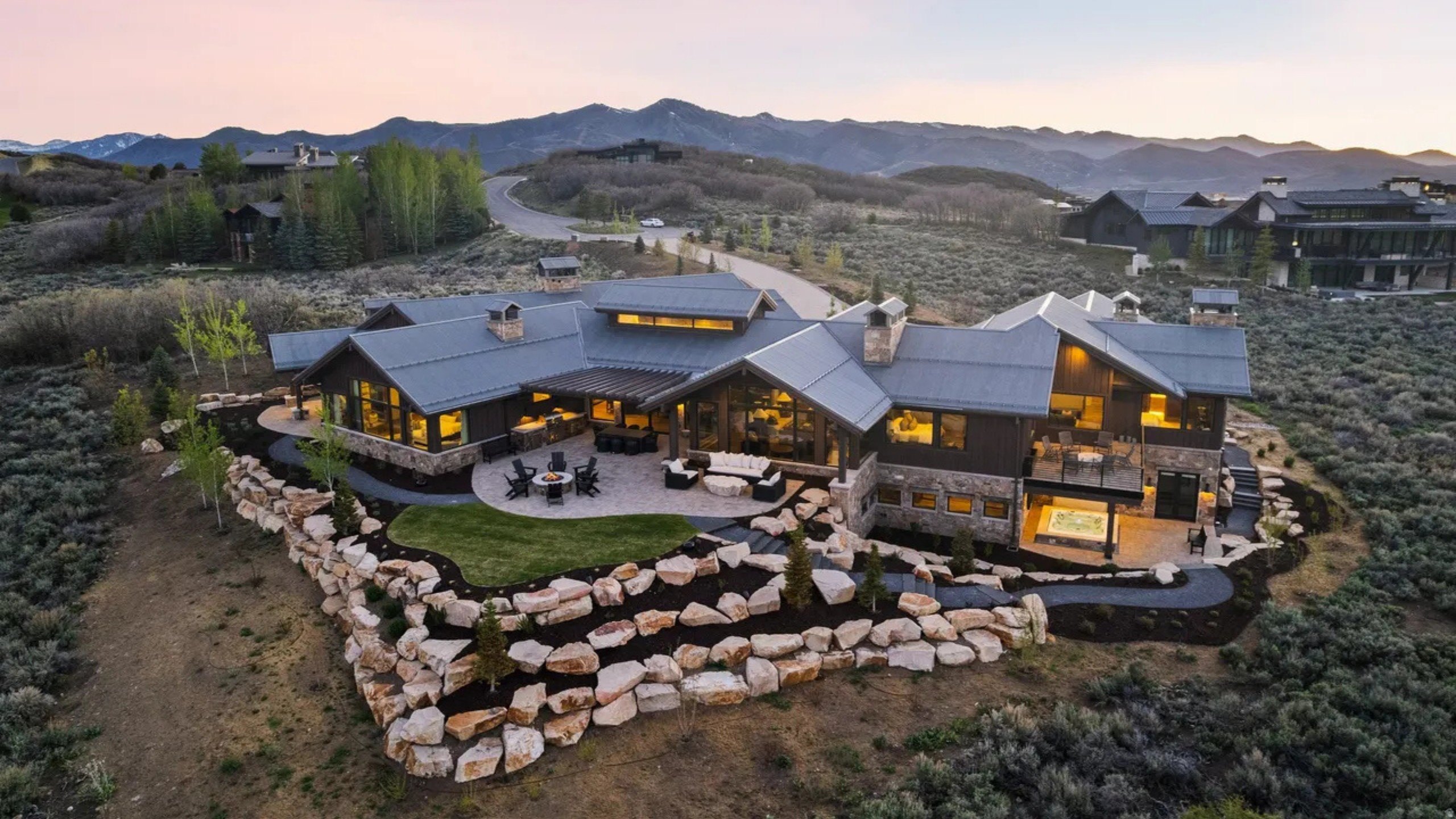 Extraordinary Park City megamansion that was built into a hillside is ...