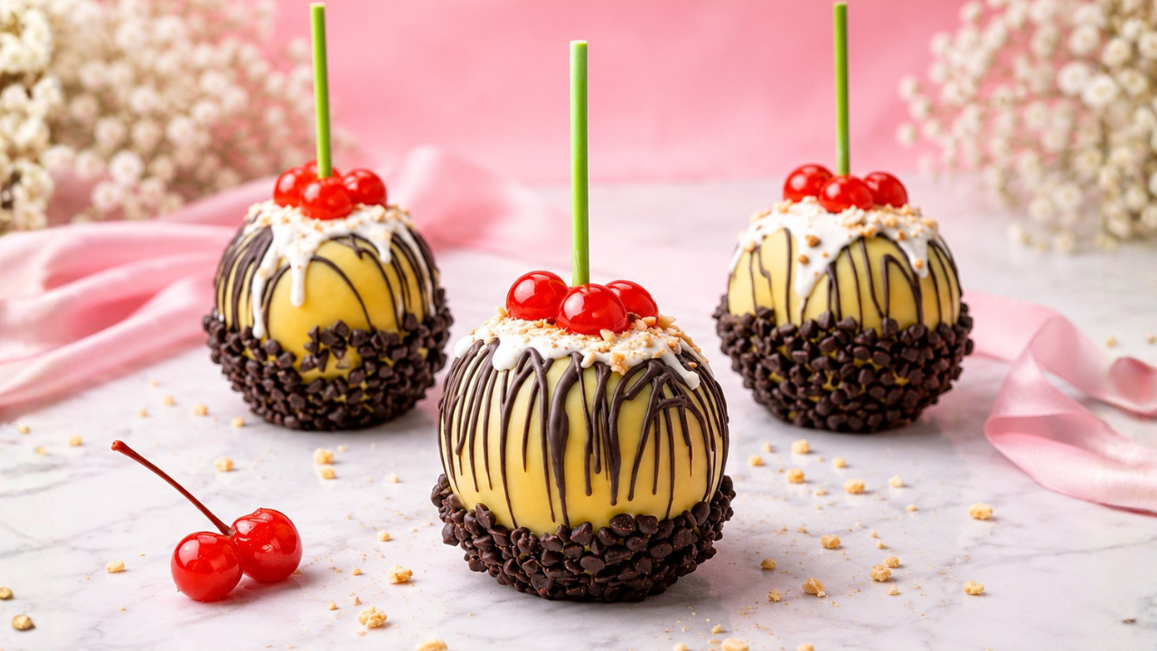 How to make chocolate cherry cake pops
