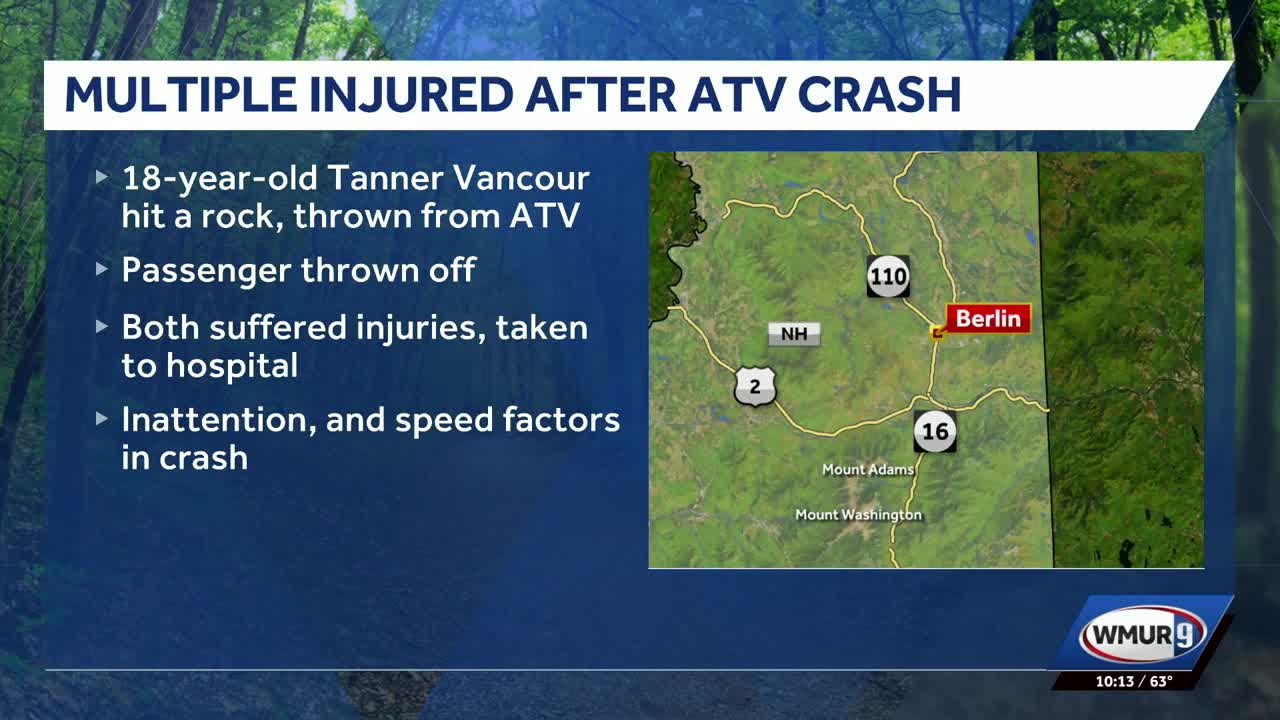 Inattention, excessive speed likely factors in Berlin ATV crash ...