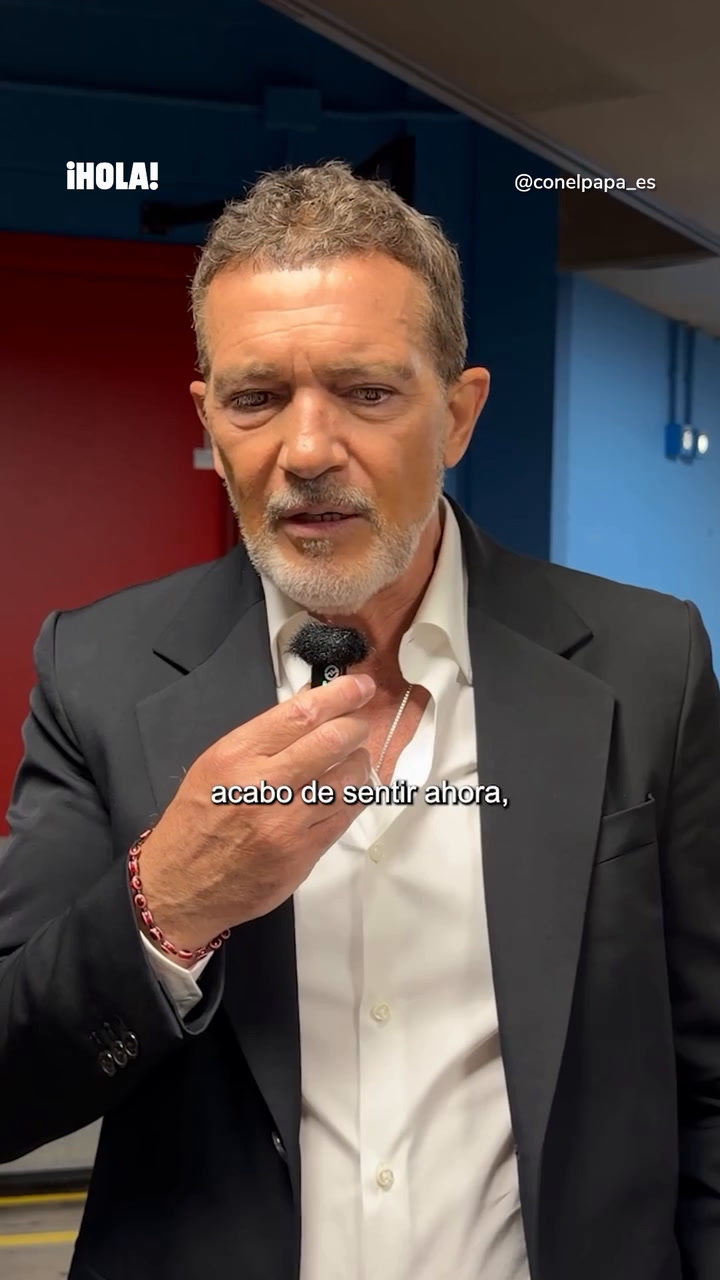 La emotiva confesión de Antonio Banderas al papa León XIV: "Santo Padre ...