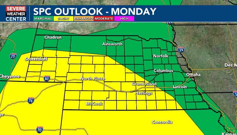 Hot & humid first half of this week with thunderstorms possible too