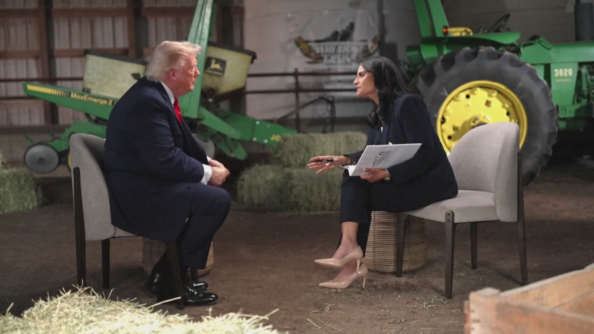 Trump walks out of 'Meet the Press' interview over 'rigged' elections