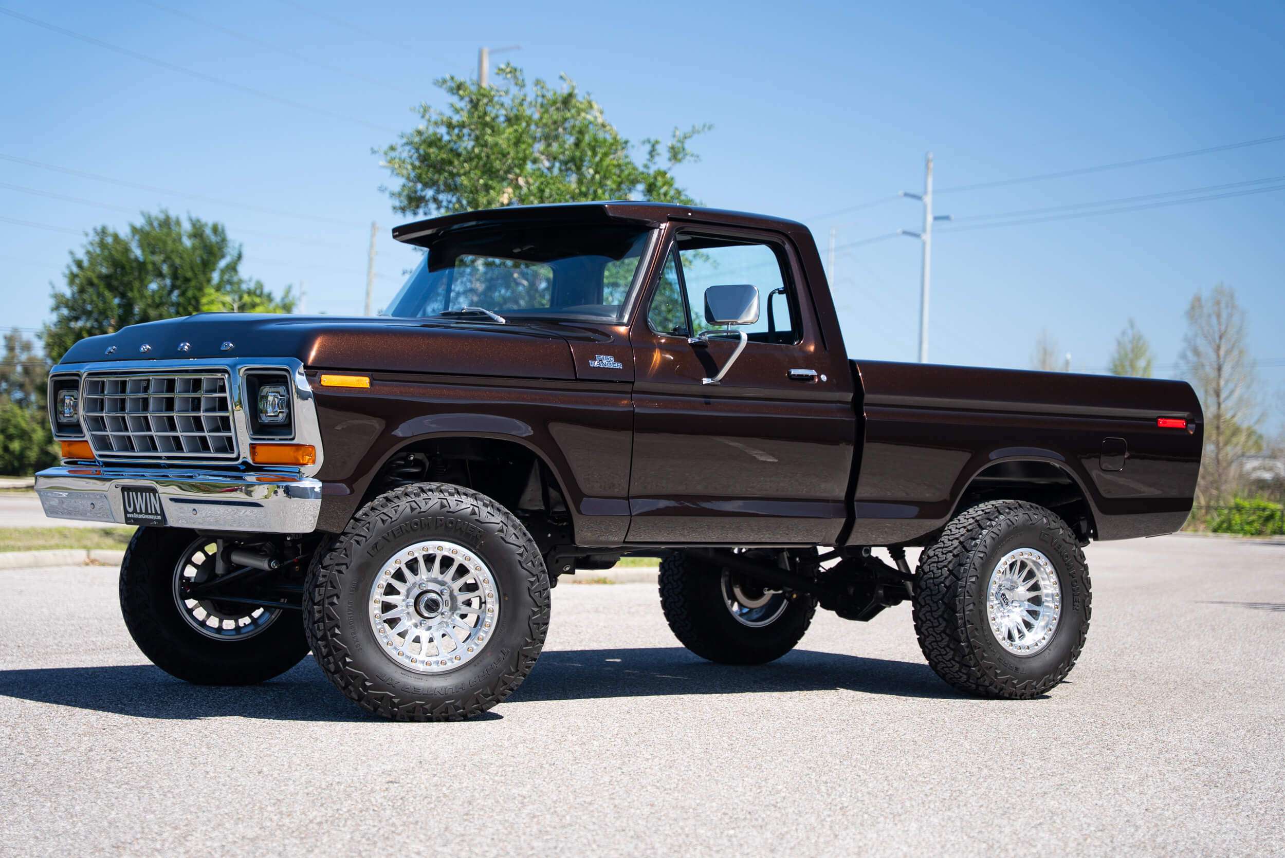 Charity giveaway offers 550-horsepower 1979 Ford F-150 Ranger restomod