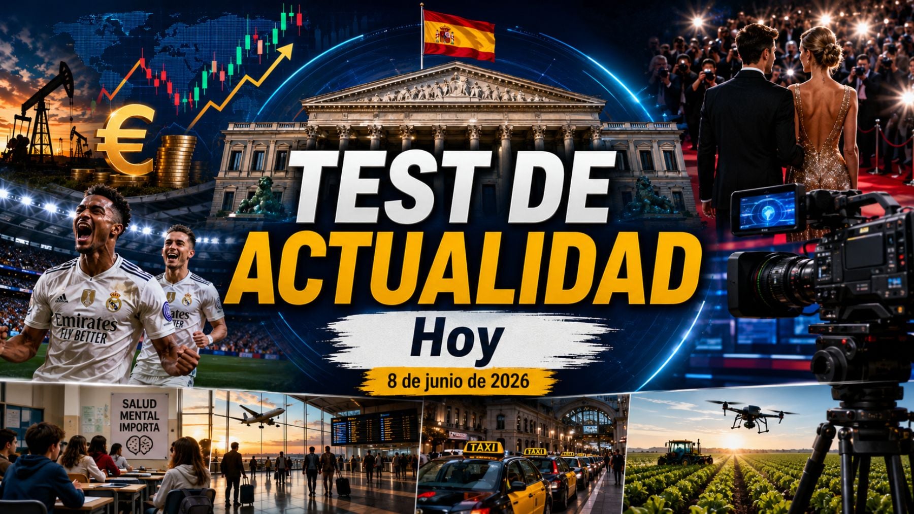 Test de actualidad diario: enfréntate a nuestro desafío de hoy, lunes 8 ...