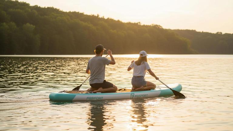 Unter 200 Euro: Aufblasbares SUP-Board mit Komplett-Set – die meisten ...