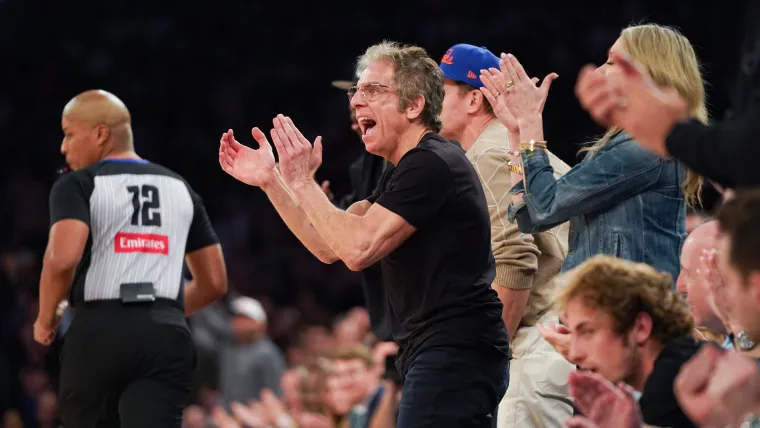 How much does Ben Stiller pay for NBA Finals tickets courtside at MSG?