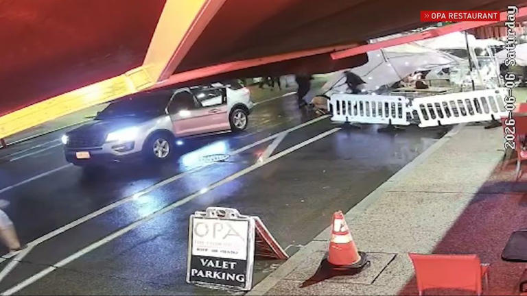 Police issue citations to man whose motorcycle crashed into outdoor ...