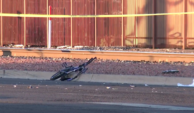 Portion of Grand Avenue shut down after crash Monday morning