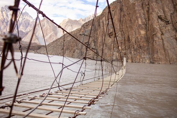 World's 'most dangerous' bridge requires life jackets to cross and is ...