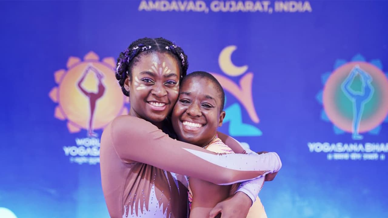 US mother-daughter duo create history at World Yogasana Championships