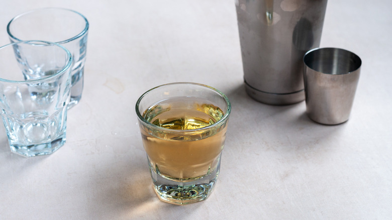 Simple green tea shot recipe