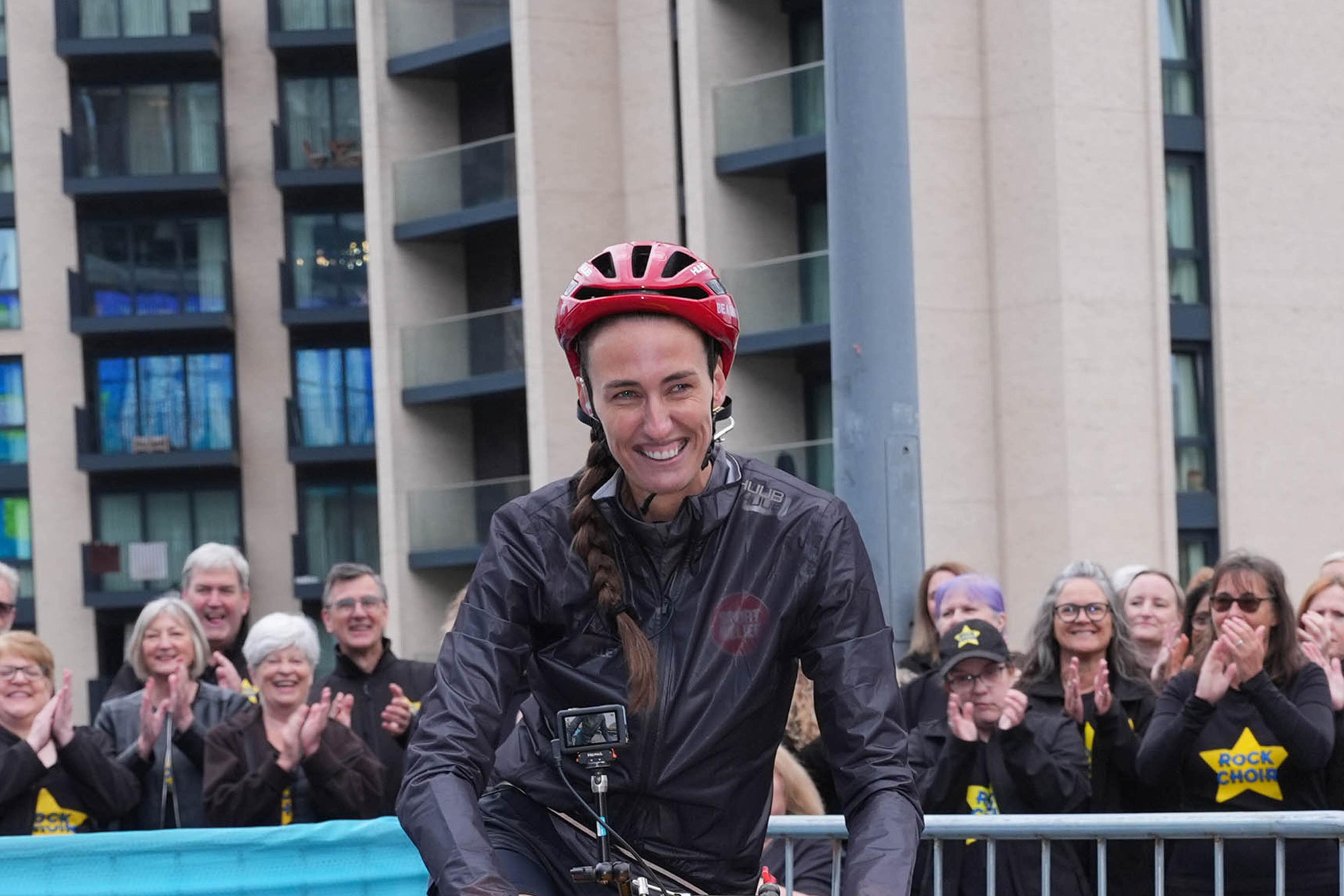 Jill Scott begins epic 388 mile charity challenge for Sport Relief