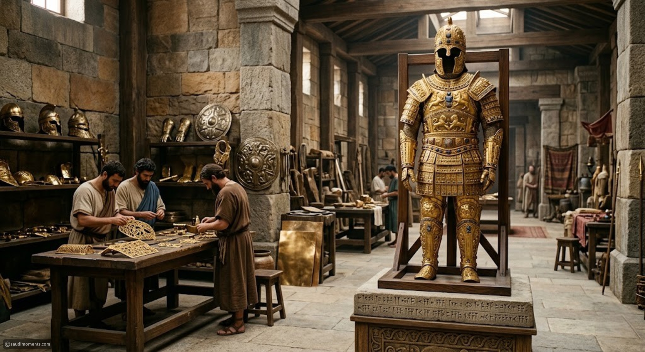 Archaeologists unearth legendary golden armor once believed to be a myth