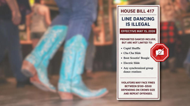 Step away from claim 'House Bill 417' banned line dancing in several US ...