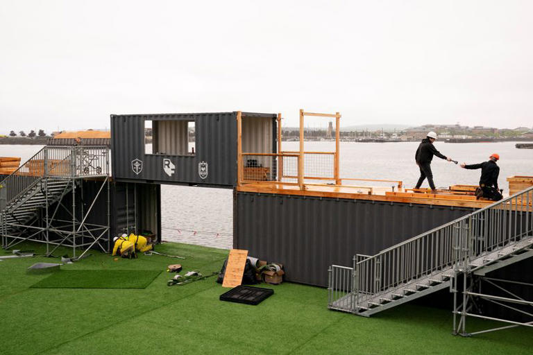 Seattle World Cup barge gives soccer's global language a waterfront home