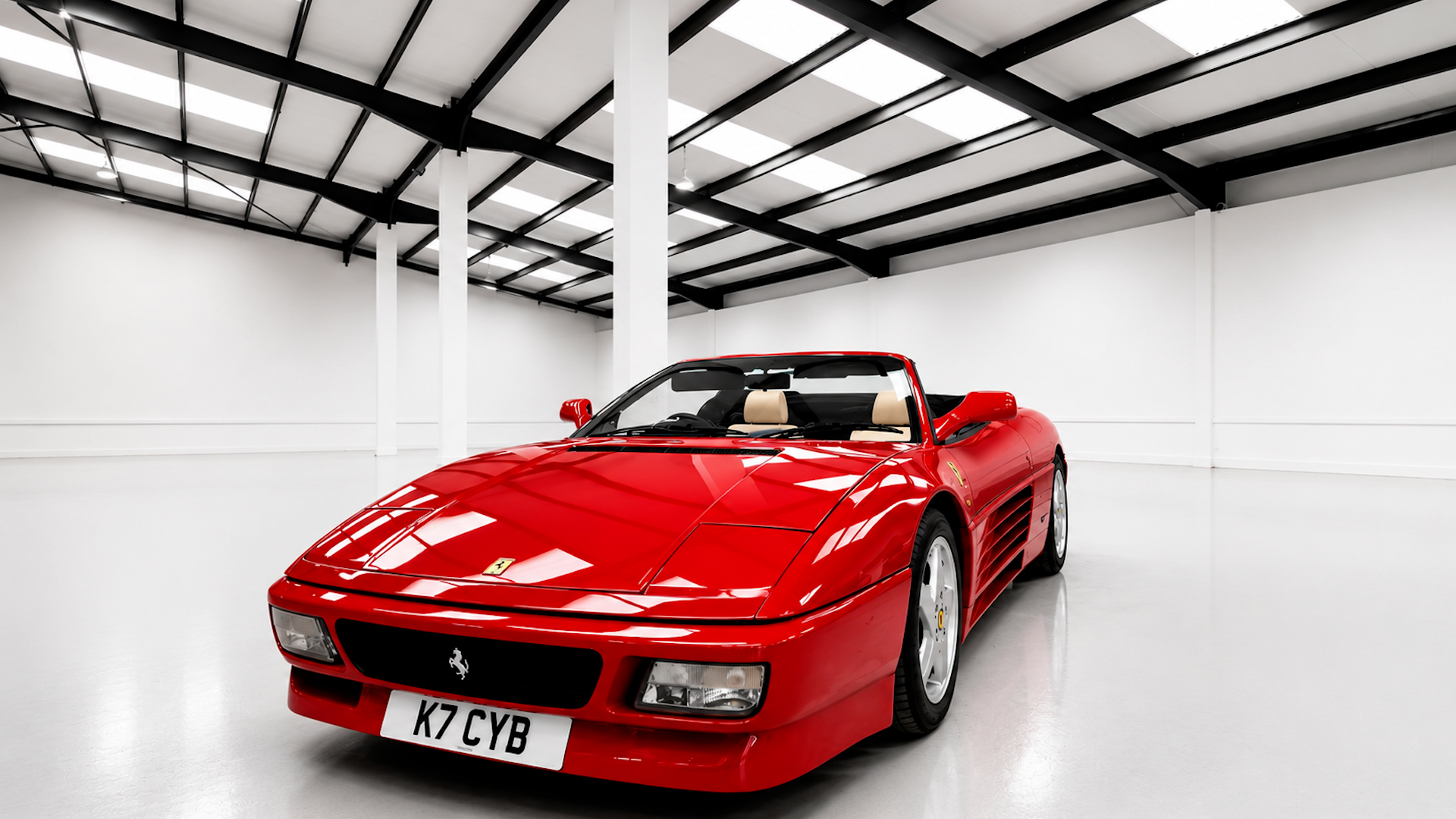 What it is like to look around a clean Ferrari 348 Spider