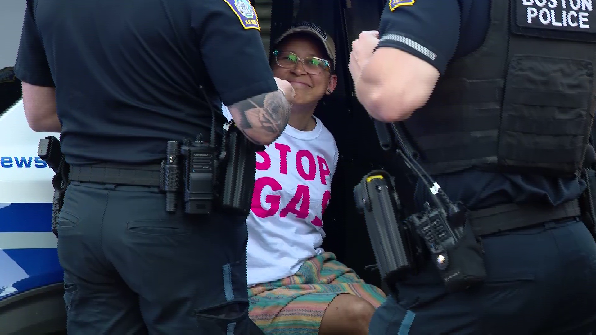 Five arrested after climate protest disrupts traffic in Copley Square