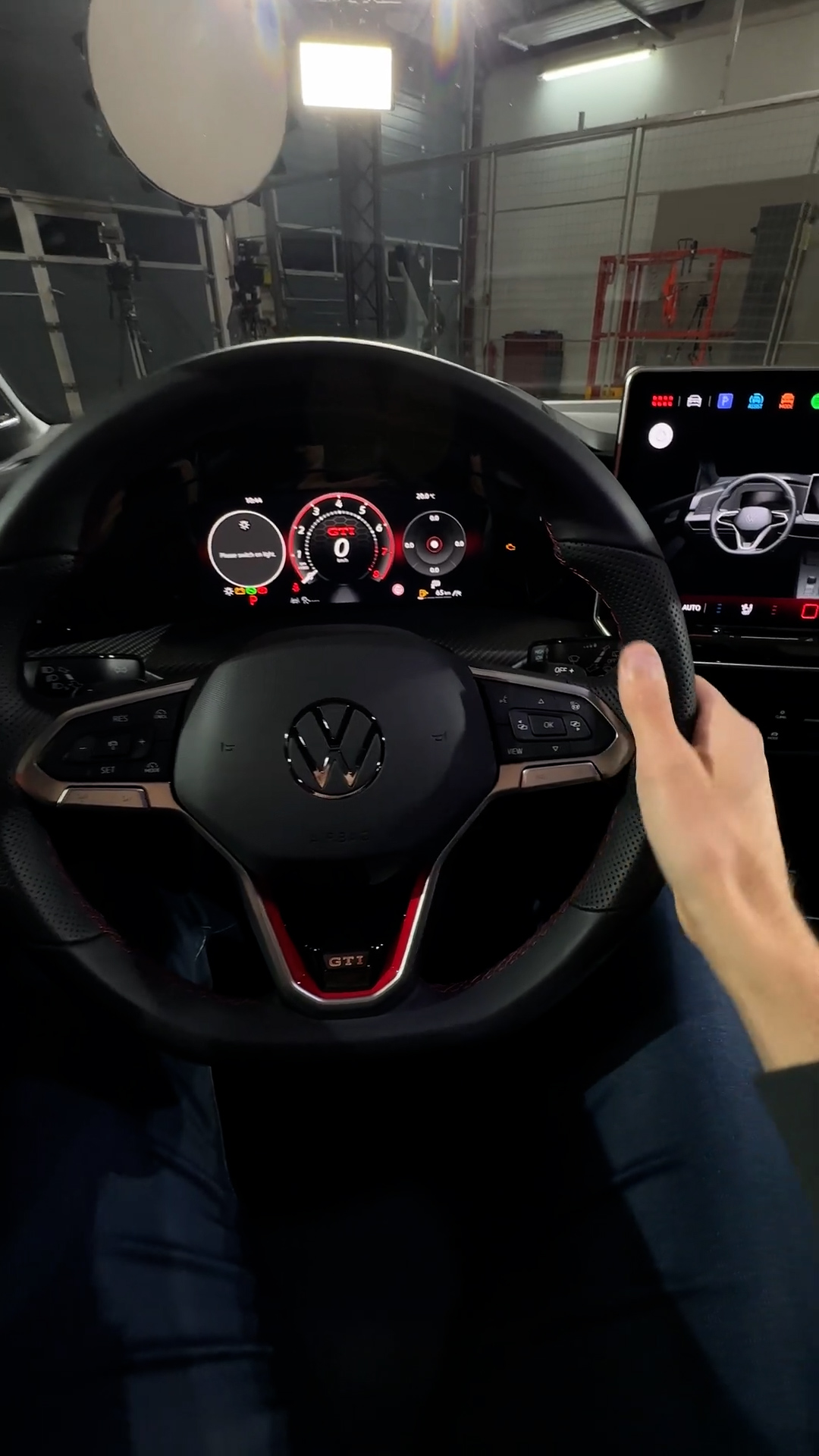 Sporty and luxurious vibes inside the VW Golf GTI Clubsport