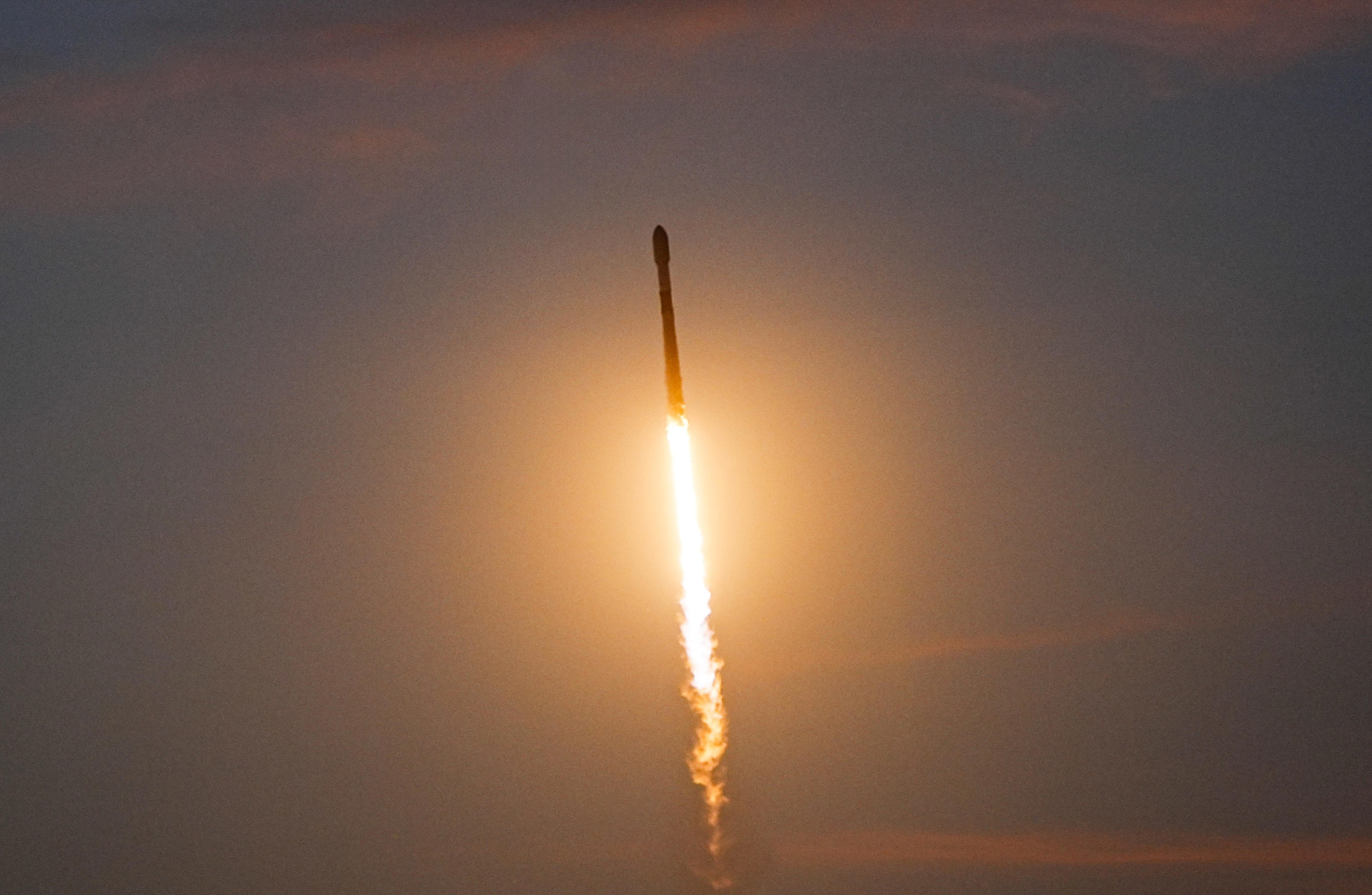 SpaceX Falcon 9 rocket lifts off early Monday from Florida on record ...