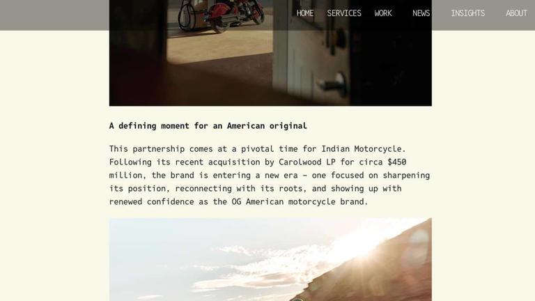 Indian Motorcycle's new PR firm might be behind right-wing influencer ...