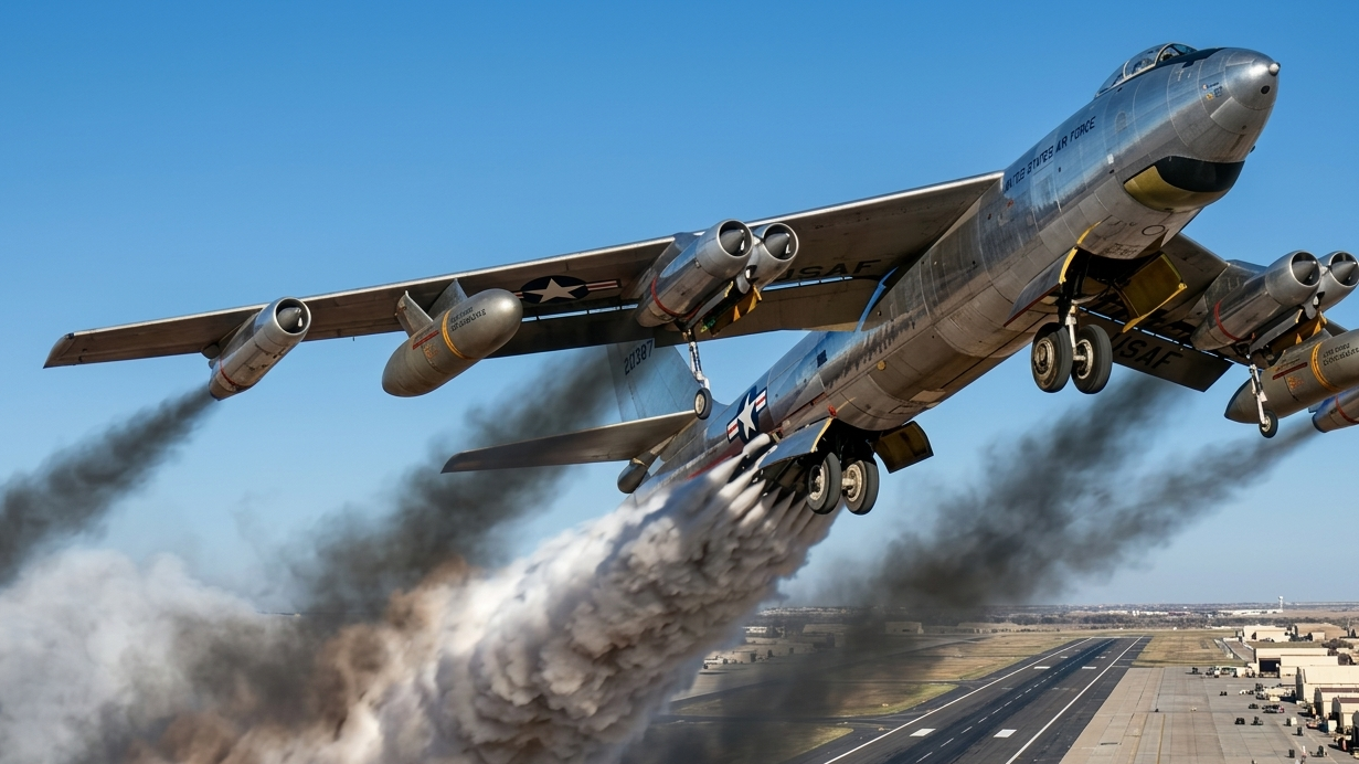 This nuclear bomber looks like it came from the future
