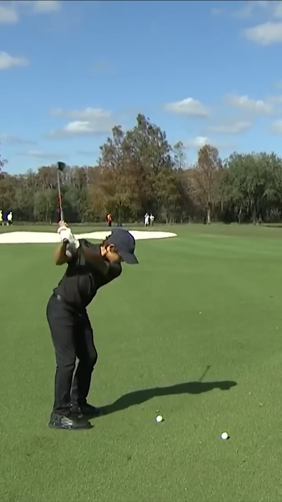 12-year-old Charlie Woods nearly sinks stunning eagle