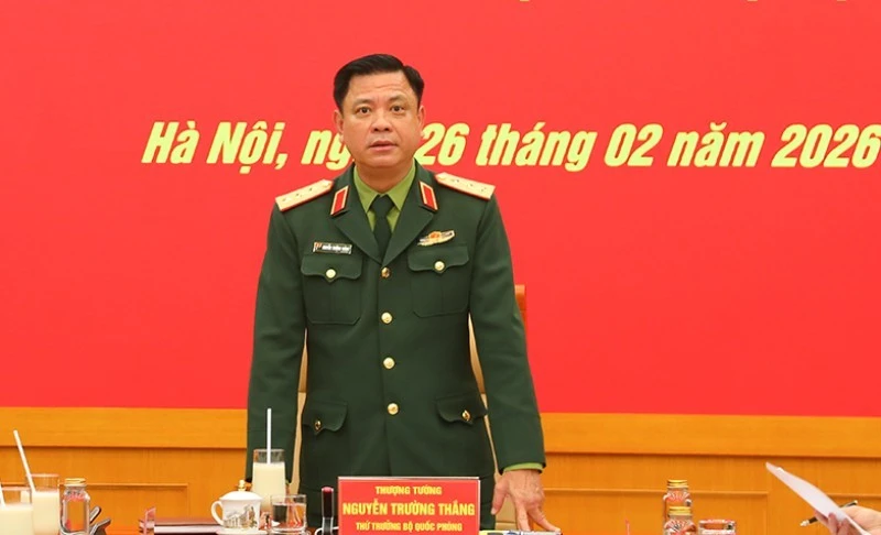 Thứ trưởng Bộ Quốc phòng Nguyễn Trường Thắng nhận thêm nhiệm vụ mới