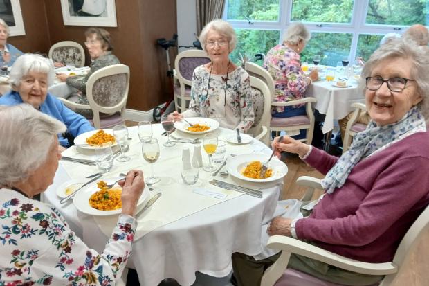 Residents travel to Spain in one evening without leaving their care home