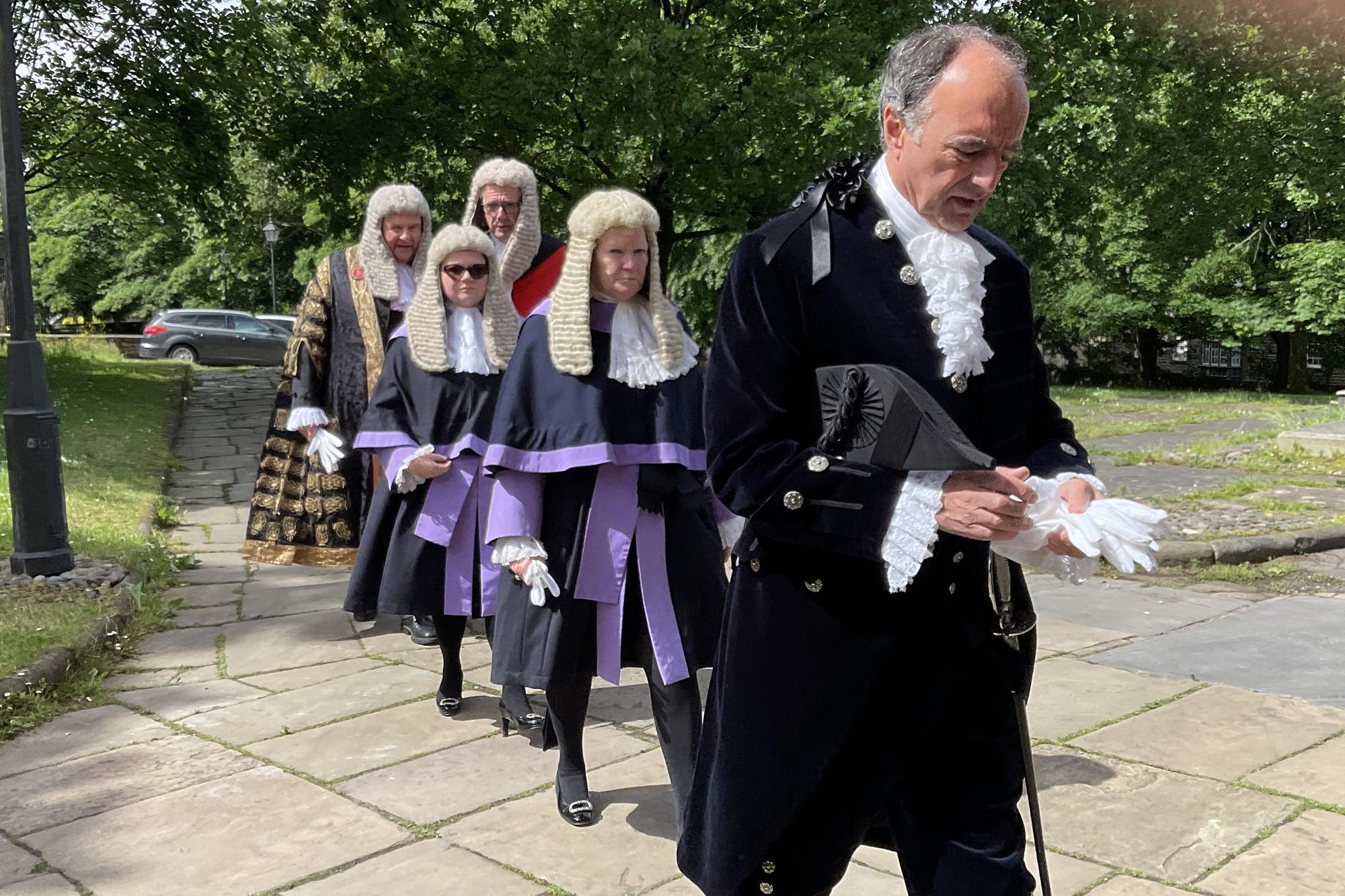 Lancaster Castle plays host at ceremony for Lancashire's new High Sheriff