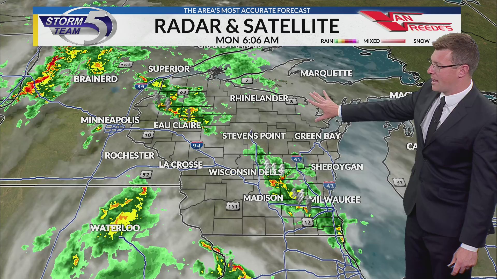 Monday morning forecast 6/8