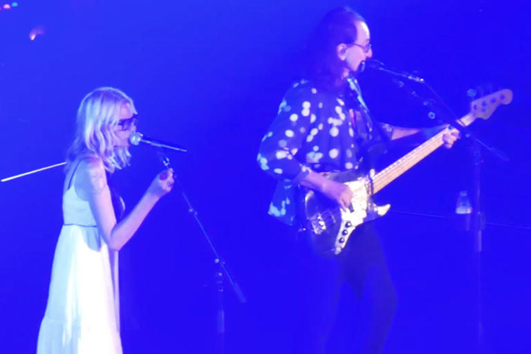 Watch Aimee Mann sing 'Time Stand Still' with Rush at 2026 tour launch ...