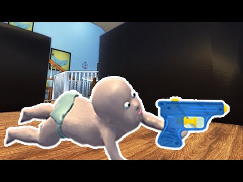 Baby with a gun in Who's Your Daddy