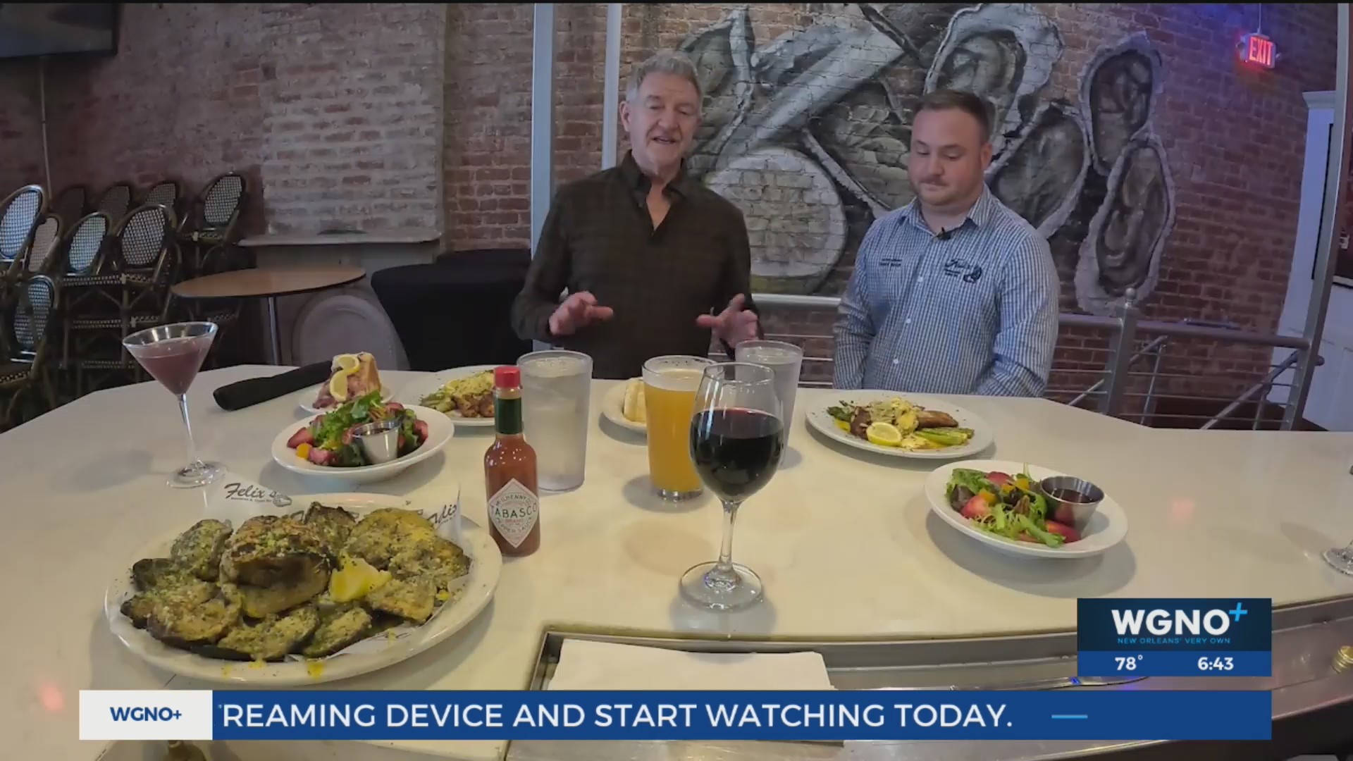 $25 lunch & $56 dinner: Felix's Restaurant & Oyster Bar during ...