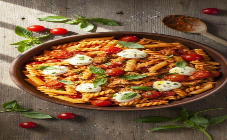 This tuna penne pasta with sun-dried tomatoes is the easy Mediterranean ...