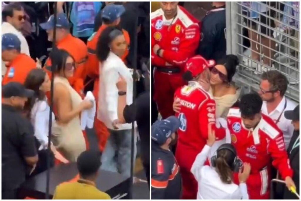 Kim Kardashian a Montecarlo, 'ruba' asciugamano ad Antonelli e bacia ...