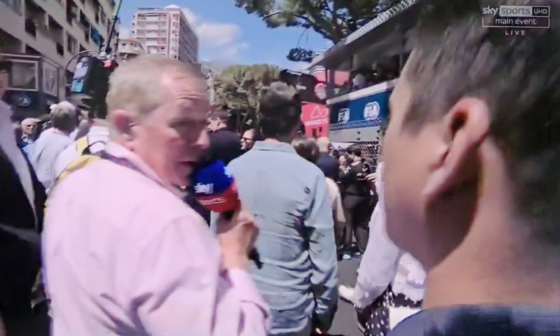Martin Brundle goes viral for hilarious reaction to getting shoved in ...