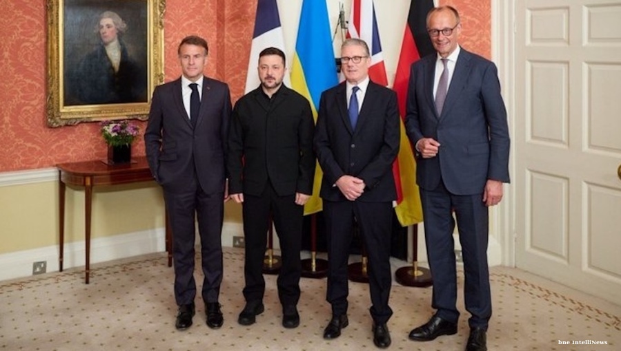 Europe's E3 leaders meet with Zelenskiy to set conditions for Ukraine ...