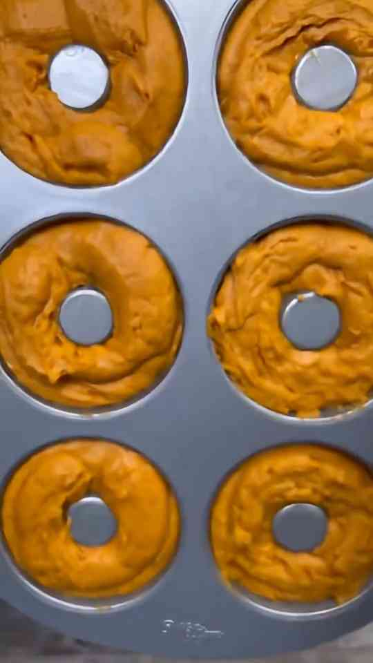 Pumpkin glazed donuts easy and delicious recipe