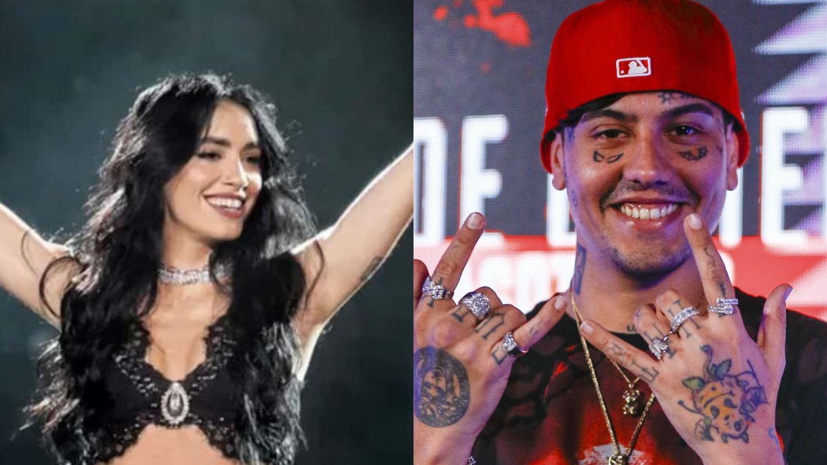 El llamativo gesto de Lali Espósito mientras cantaba con Duki en River ...