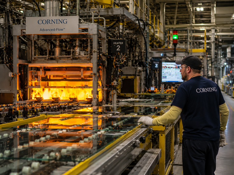 Corning rallies after Amazon taps fiber-optics maker for AI data center ...