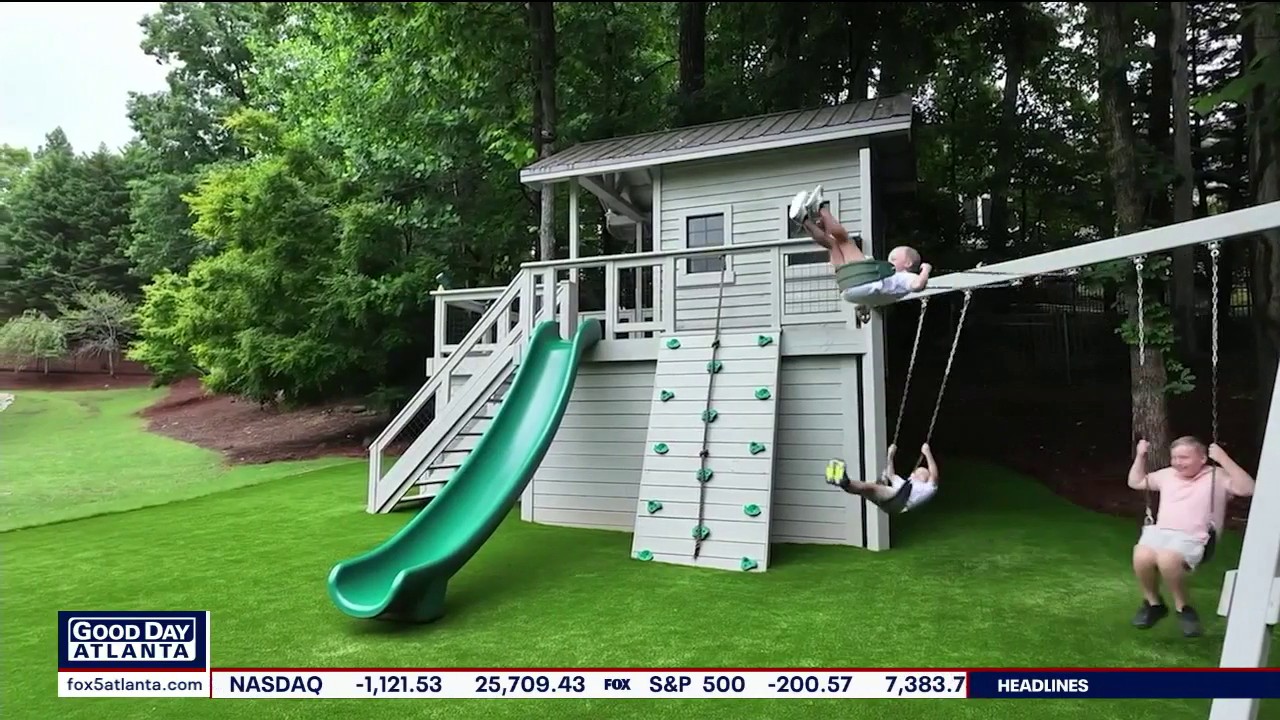 Mother honors late husband with treehouse and forts building business