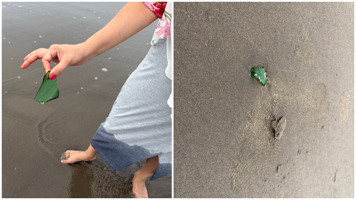 YouTuber finds broken glass scattered across Goa's Morjim beach, shares ...